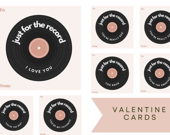 For the Record I Love You Valentines Card for Him/valentines Card for Boyfriend/valentines Day ...