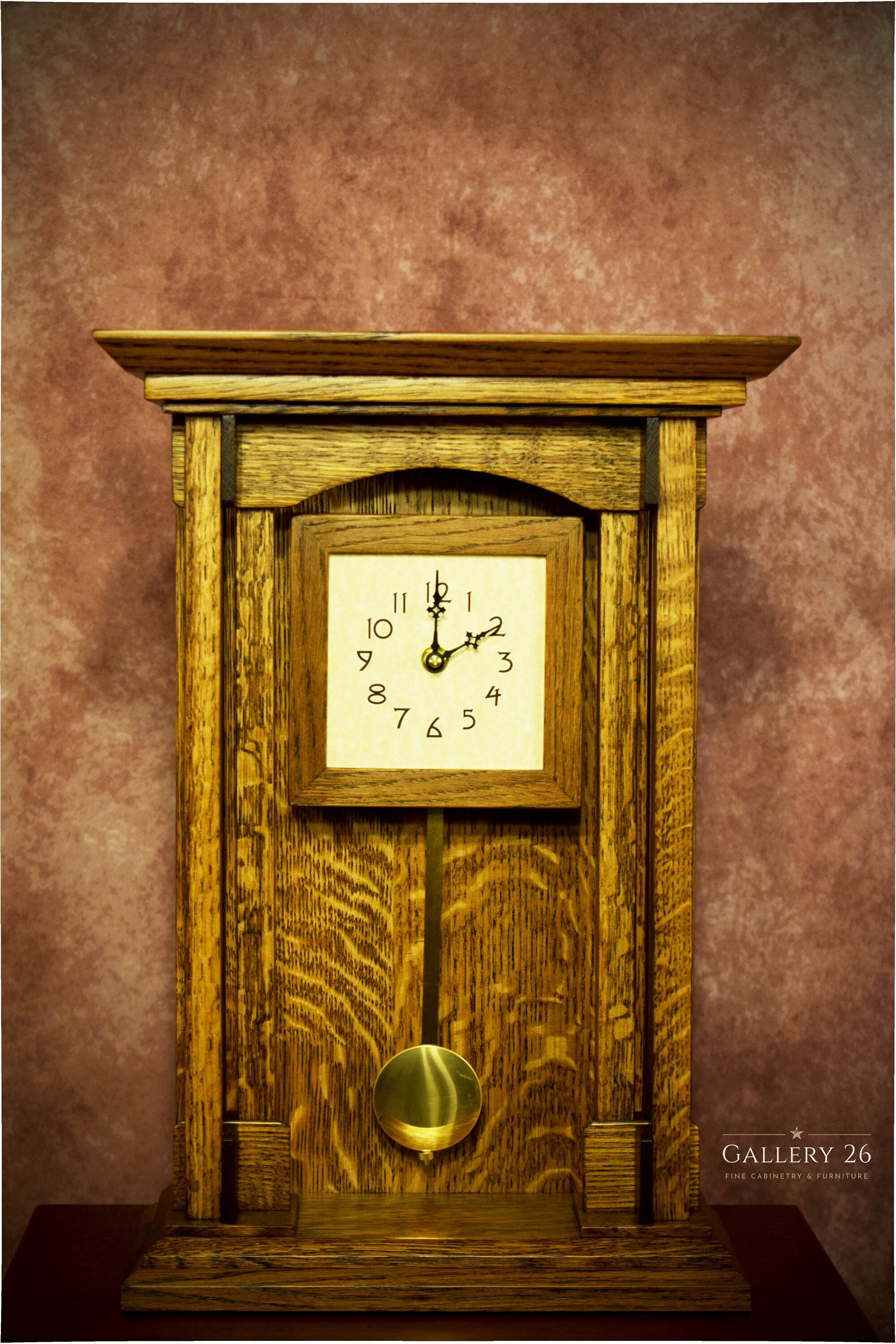 Arts and Crafts Pendulum Clock - Etsy