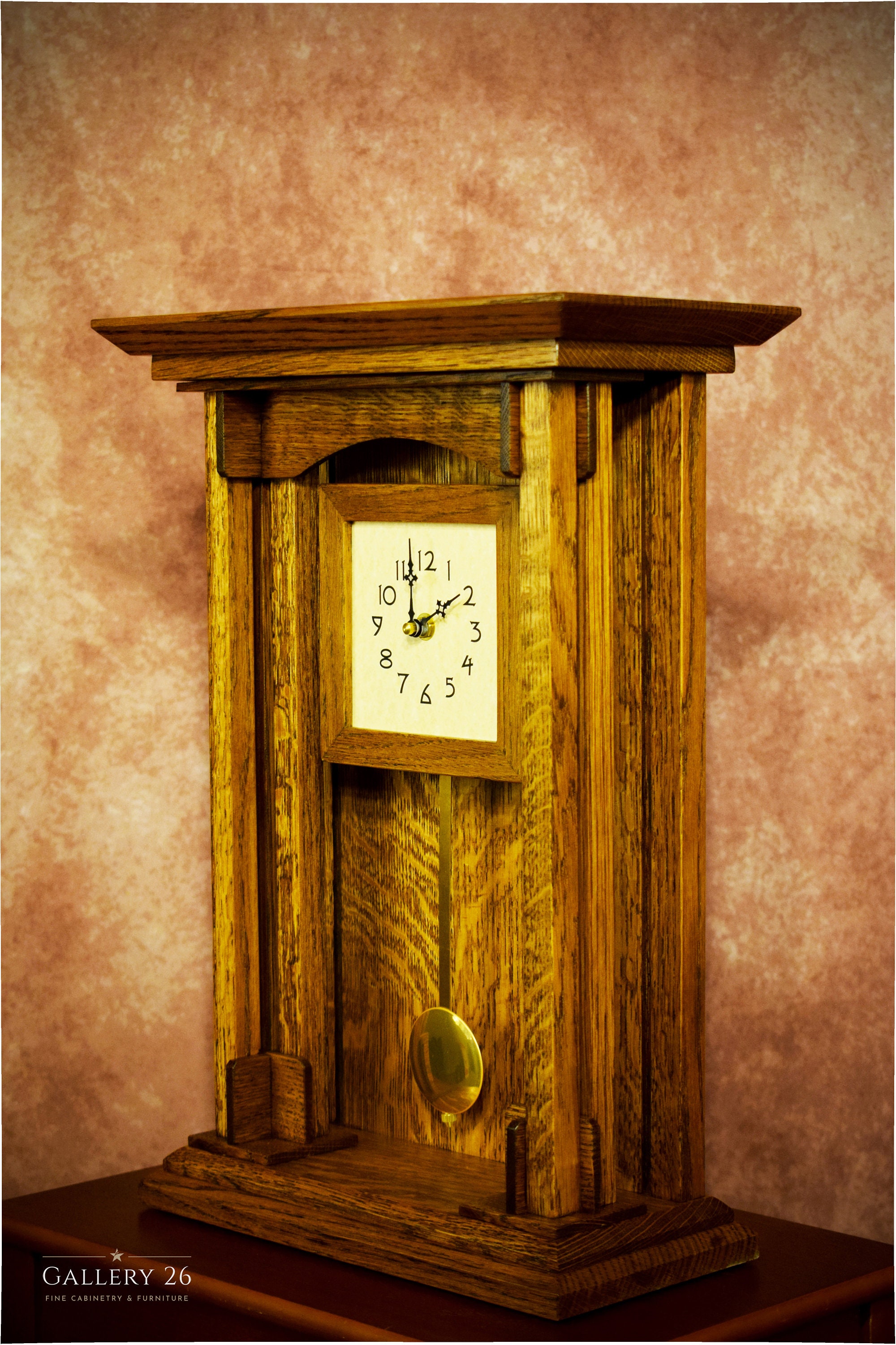 Arts and Crafts Pendulum Clock - Etsy