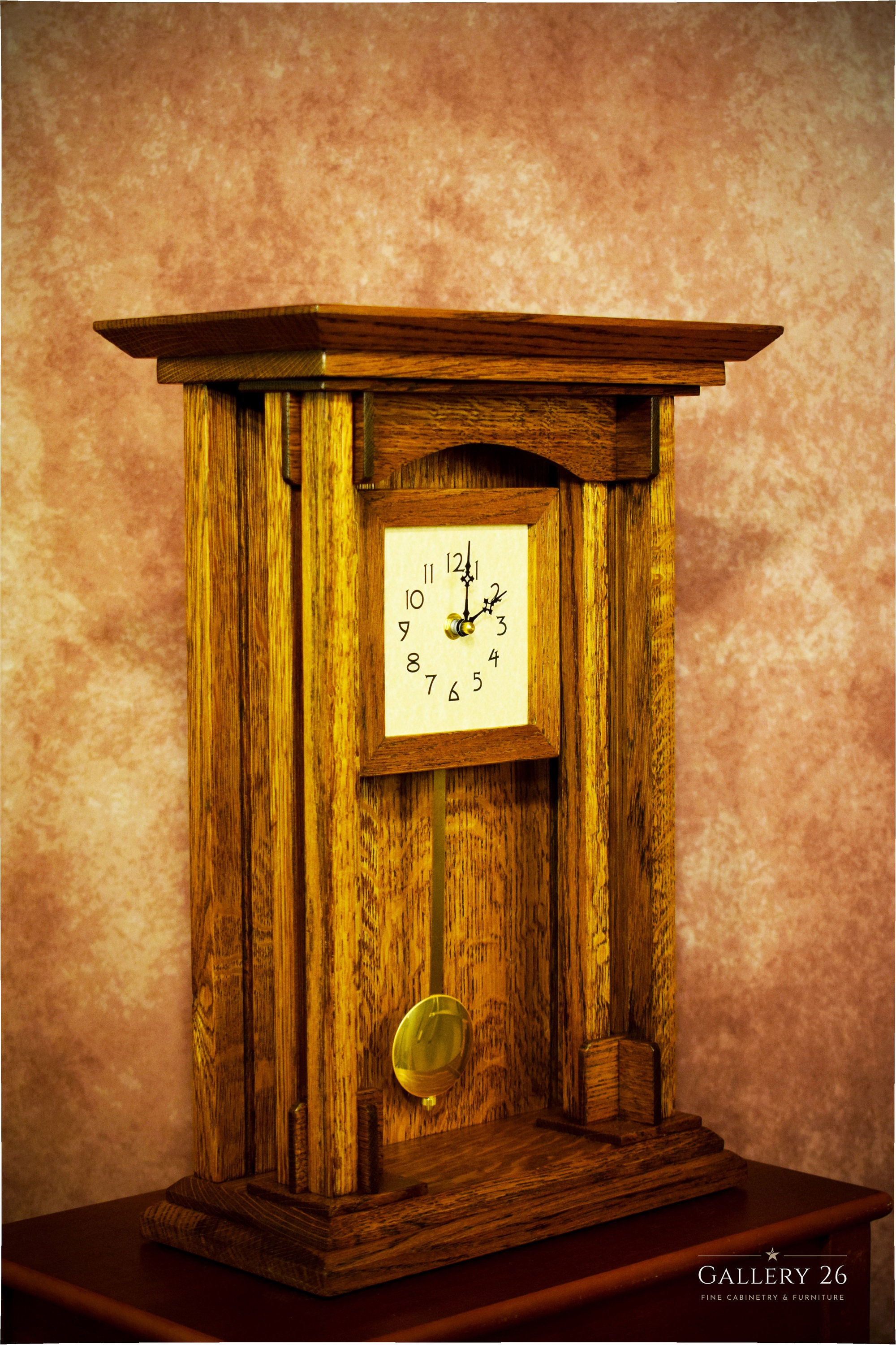 Arts and Crafts Pendulum Clock - Etsy