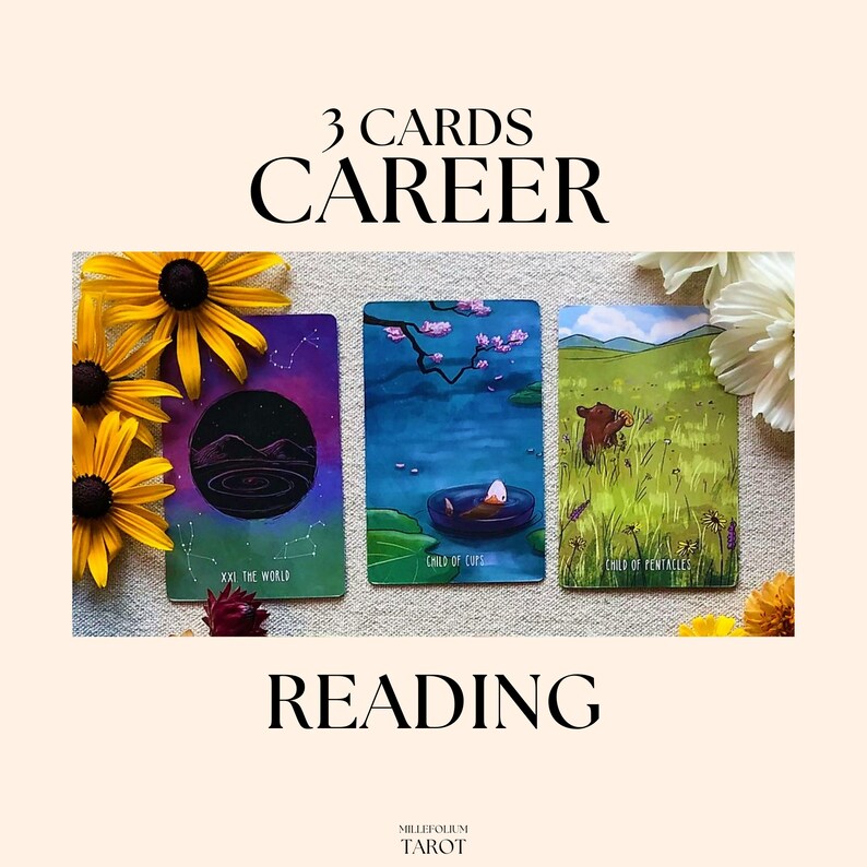 CAREER READING 3 Cards - Etsy