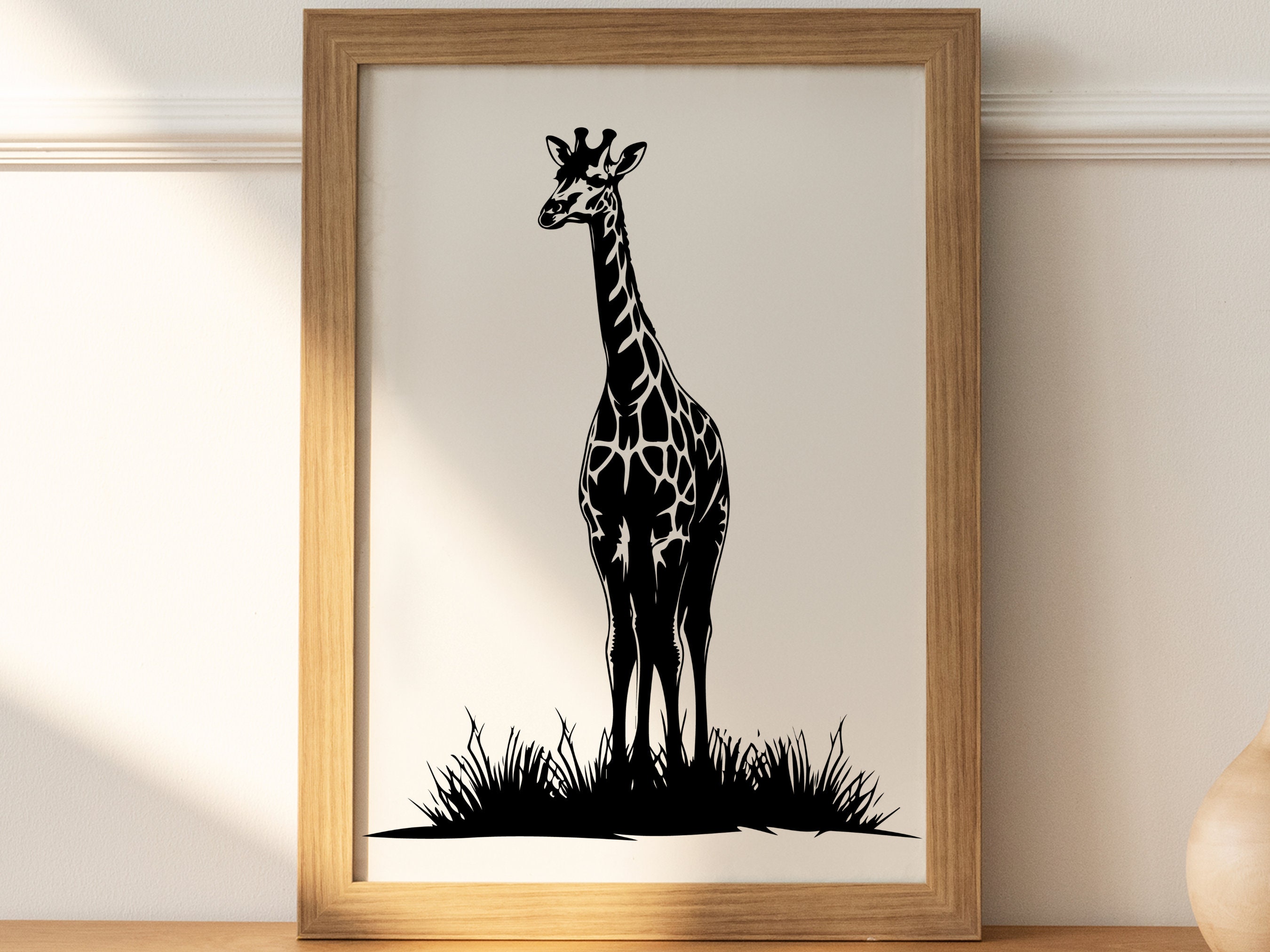 SVG Giraffe Silhouette Bundle Giraffe Vector Giraffe Svg Bear Clipart ...