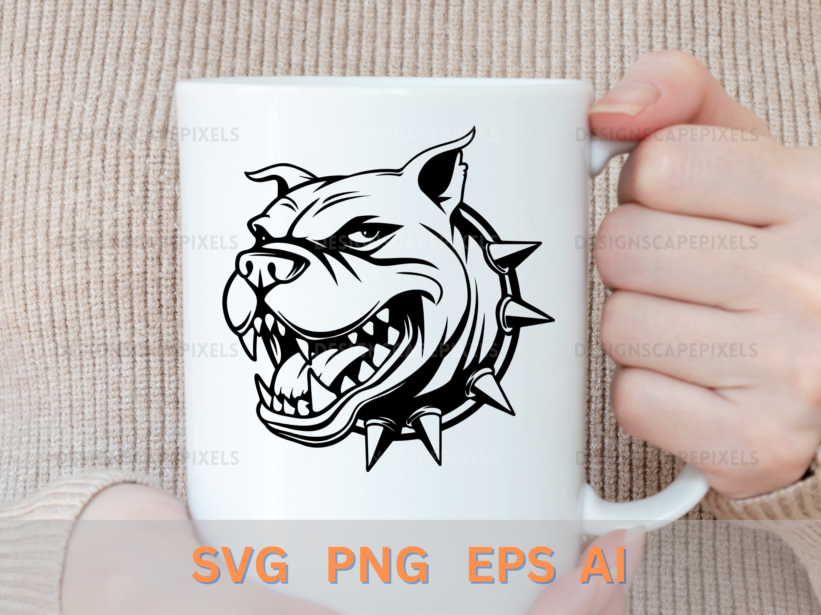 Bulldog SVG Bulldog Stencil Bulldogs Svg Bulldog Mascot Svg & Png Dog ...