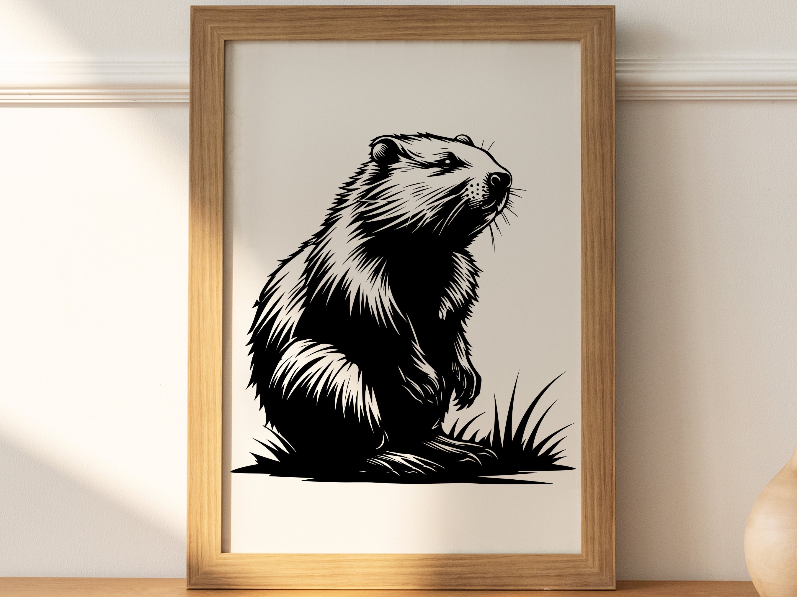 SVG Beaver Silhouette Bundle Beaver Vector File Cricut Cutting File ...