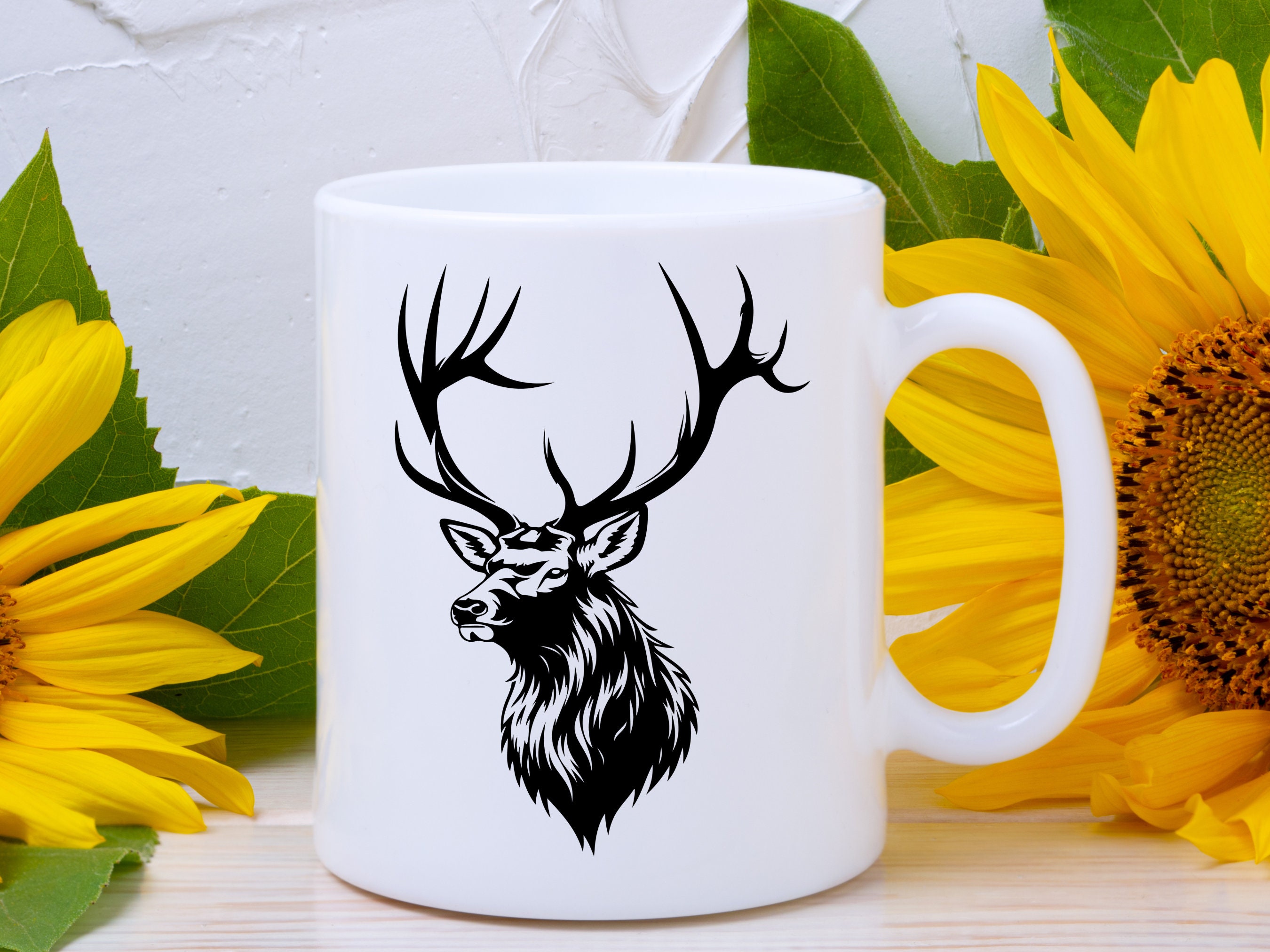 SVG Elk Silhouette Elk Vector File Elk Head Vector Elk Head Png Elk ...
