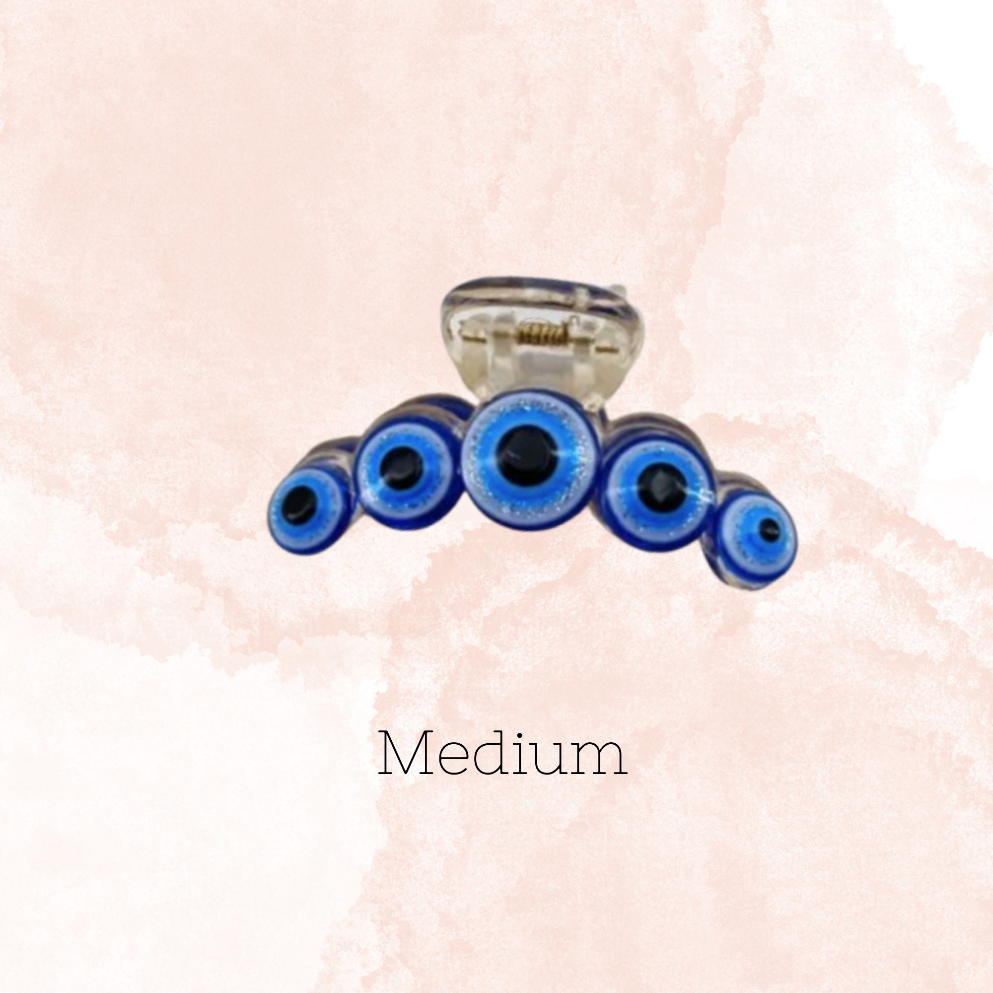 NEW! Evil Eye Hair Clips, Gift, Hair Claw Clip, Gift for Her, Blue Evil ...