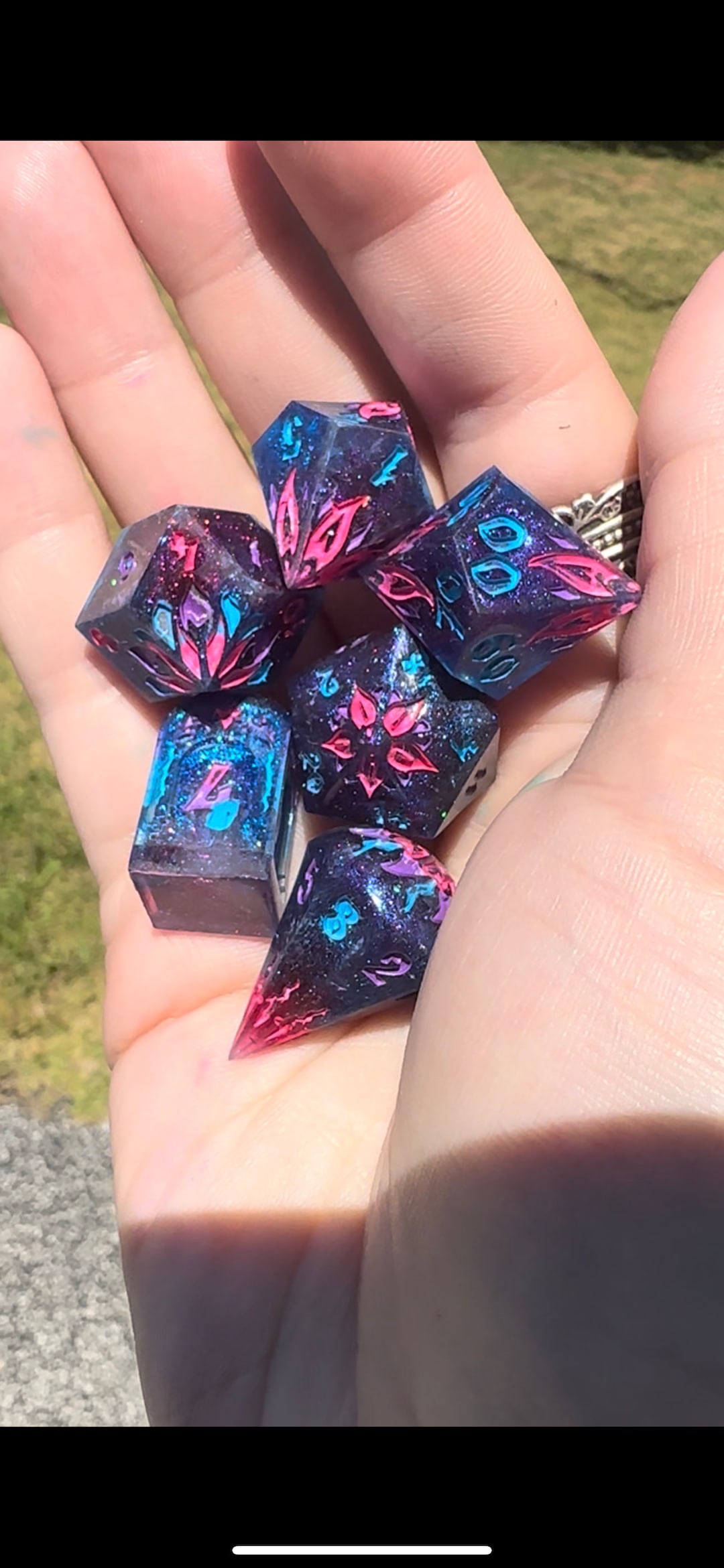 Bisexual Pride Resin Dice Set missing D6 - Etsy