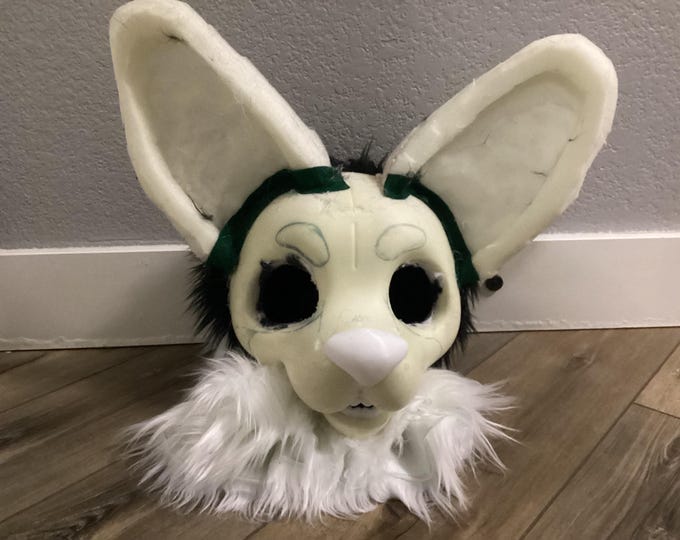 ON HOLD) UNFINISHED Corgi Collie Mix Fursuit Head - Etsy