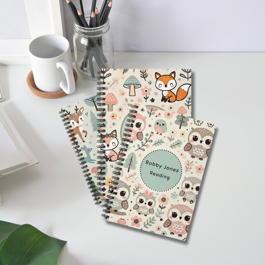 Back to School Notebook, Custom Kindergarten Notebook,happy Owl ...