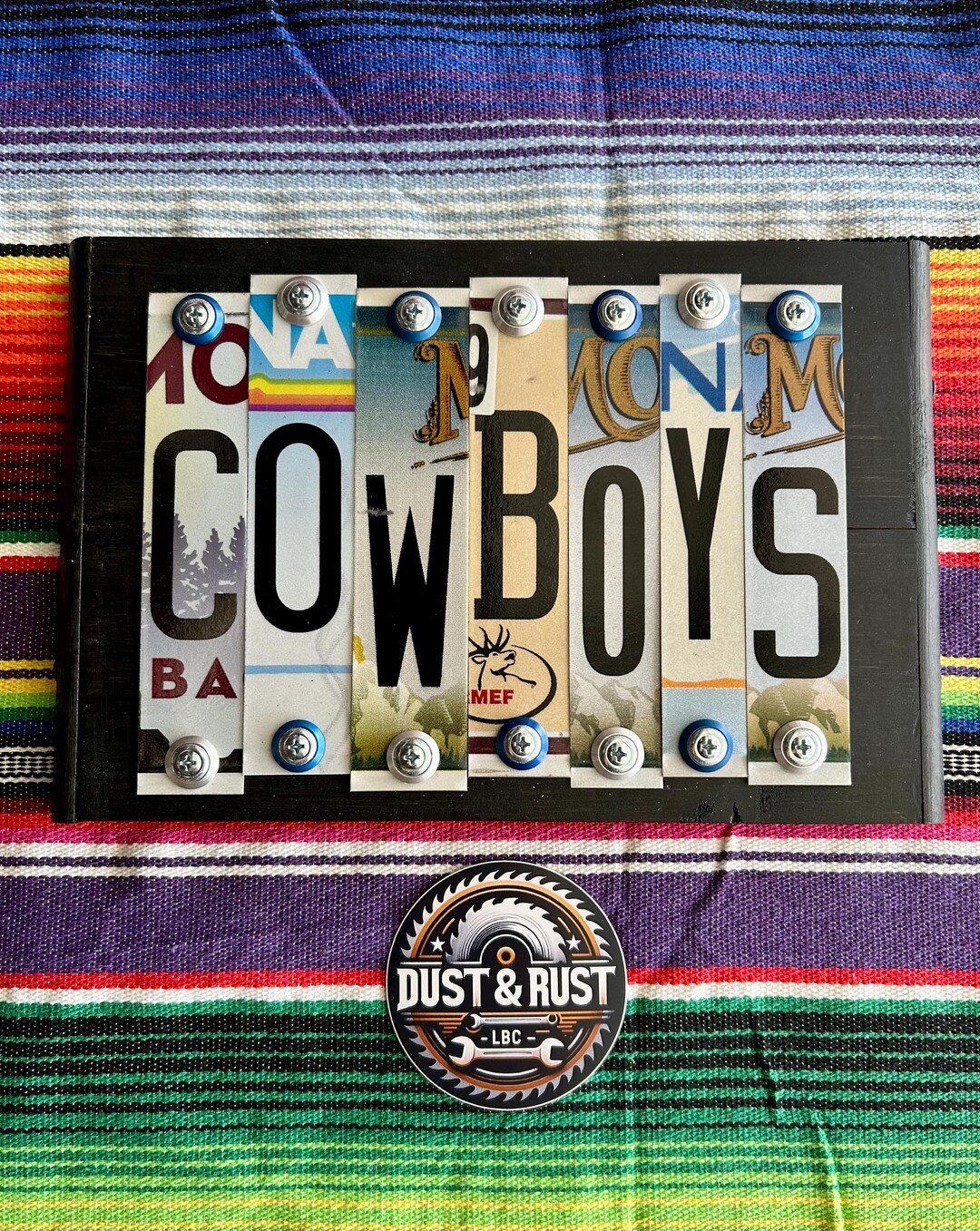 DALLAS COWBOYS License Plate Sign - Etsy