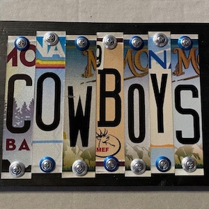 DALLAS COWBOYS License Plate Sign - Etsy