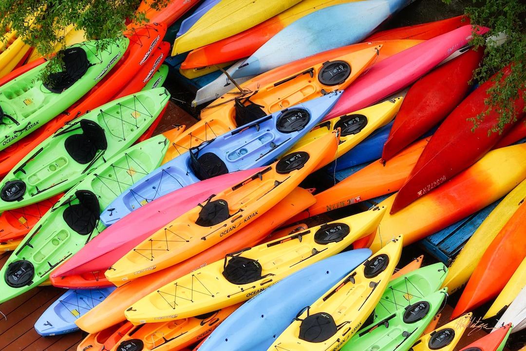 Kayak Party Georgetown, DC Potomac River Wall Art Archival Print - Etsy