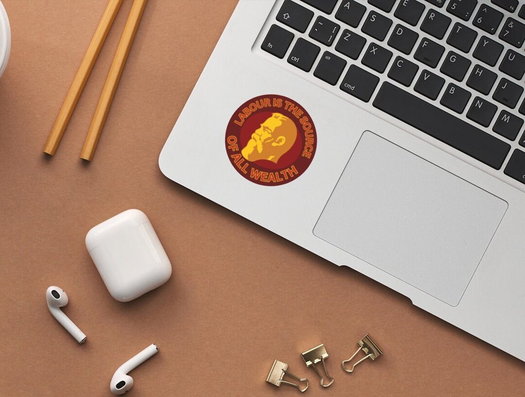 Round Engels Stickers, Communist Socialist Anti-fascist Gift, Pro-labor ...