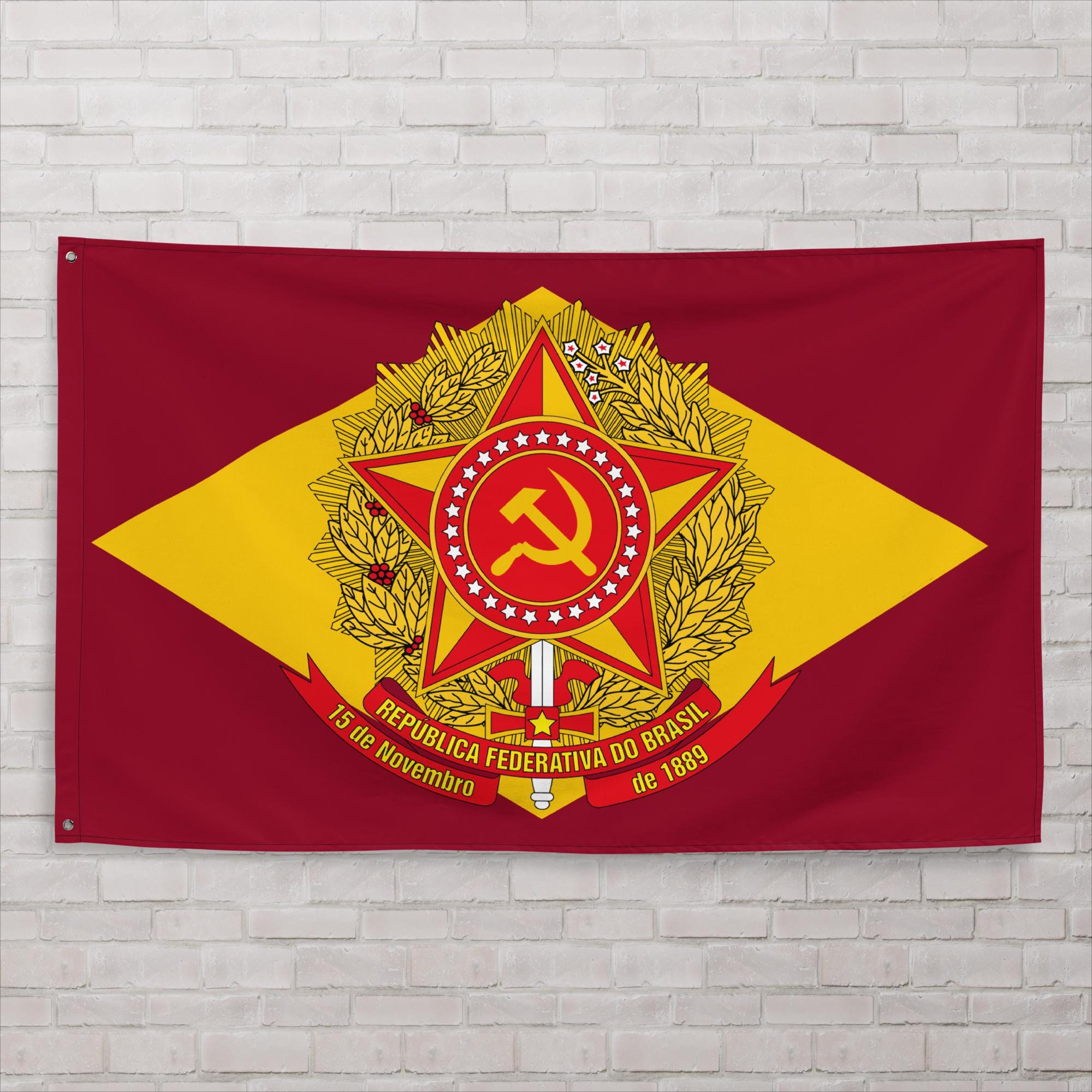 The Flag of Communist Brazil-socialist Communist Anti-capitalist Flag ...
