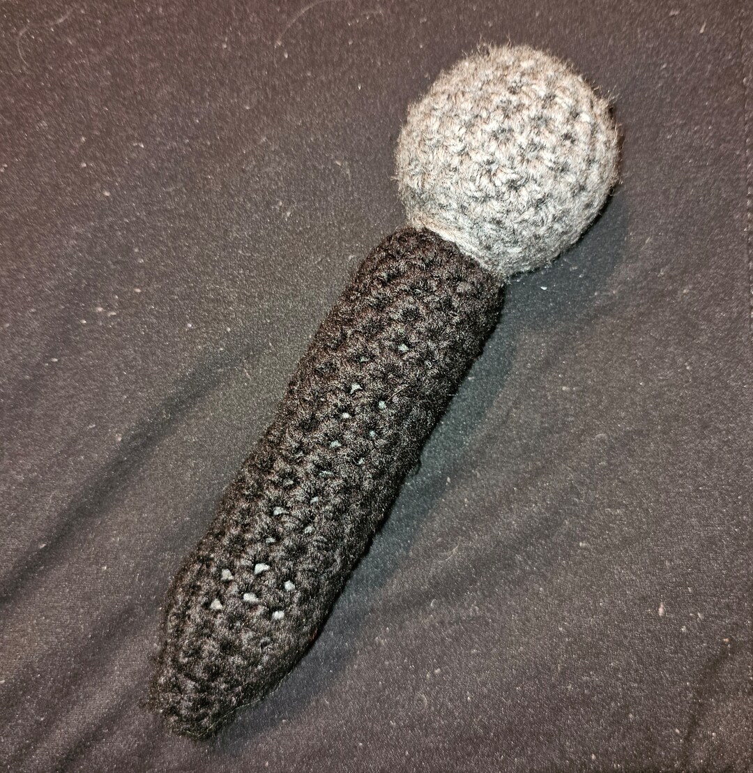 Crochet Microphone - Etsy