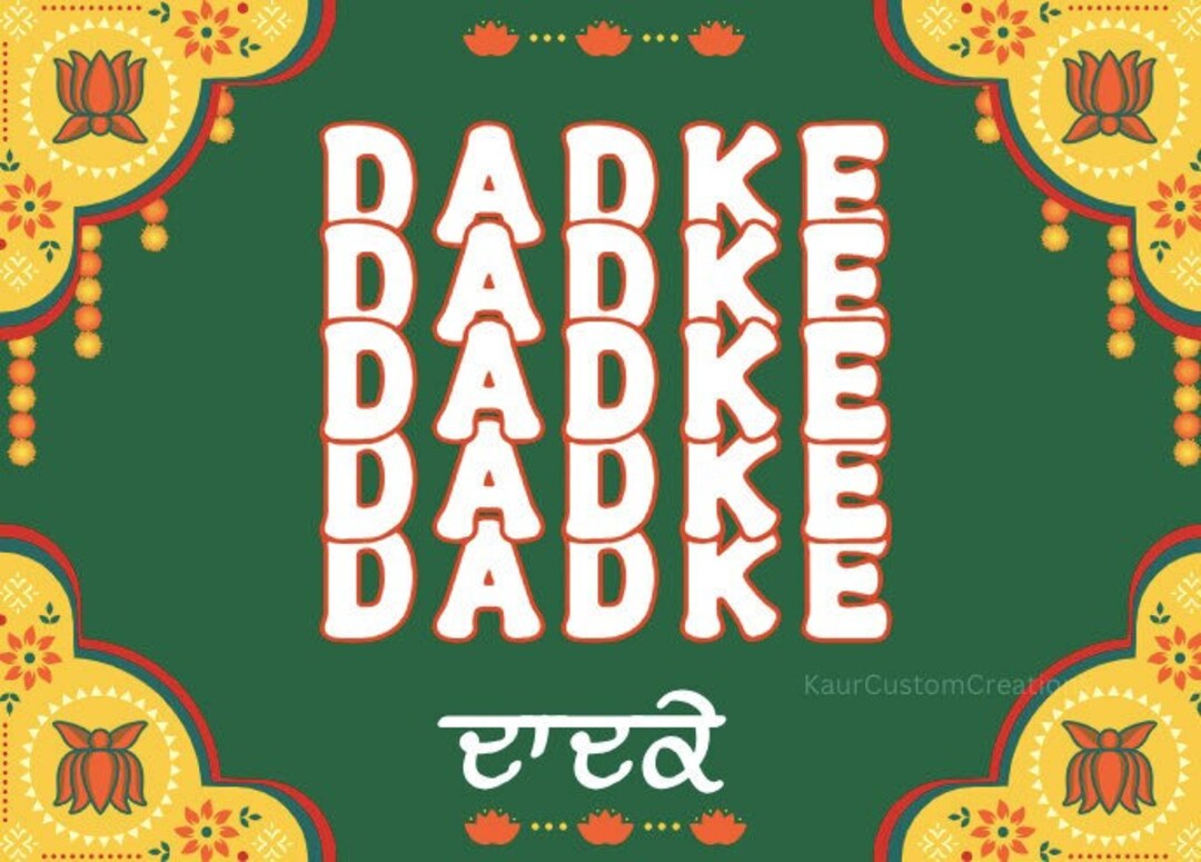 Traditional Vibrant Dadka Team Indian Punjabi Hindu Sikh Wedding Jago ...