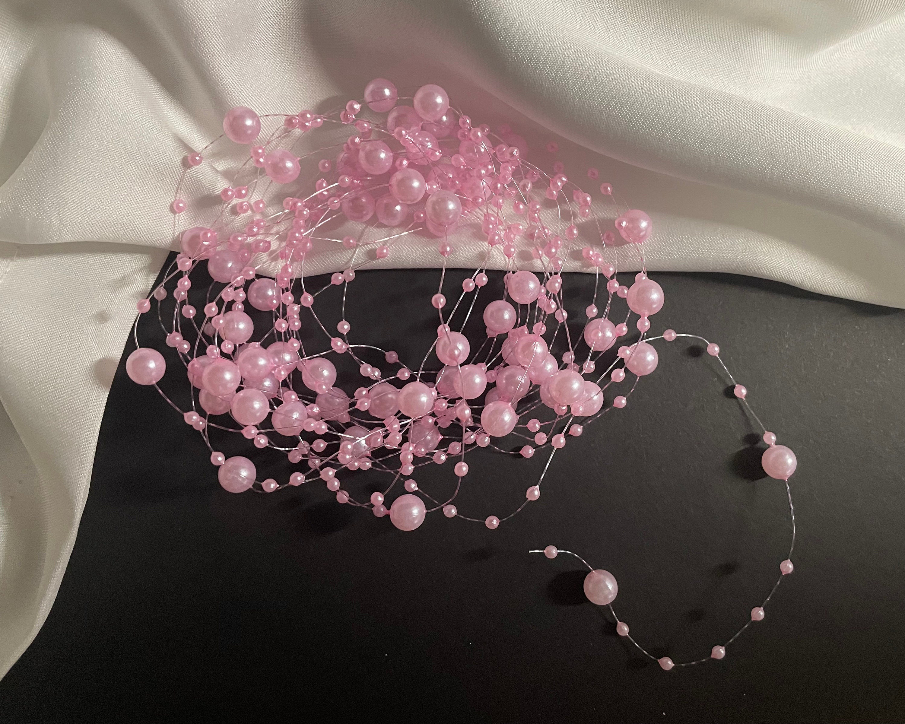 5 Yards 5 Meters Pearl Beads String Chain Garland Floating Vase ...