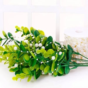 Floating Red Heart Beads String Chain Vase Decoration Wedding Table ...