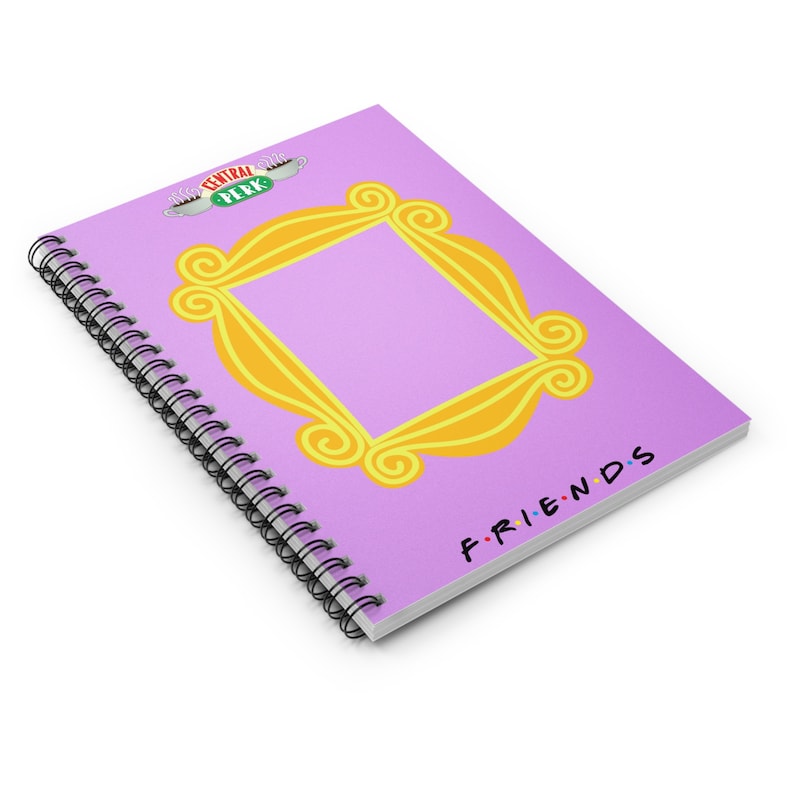 Friends TV Show Spiral Notebook, Ruled Line, Friends Journal, Birthday ...