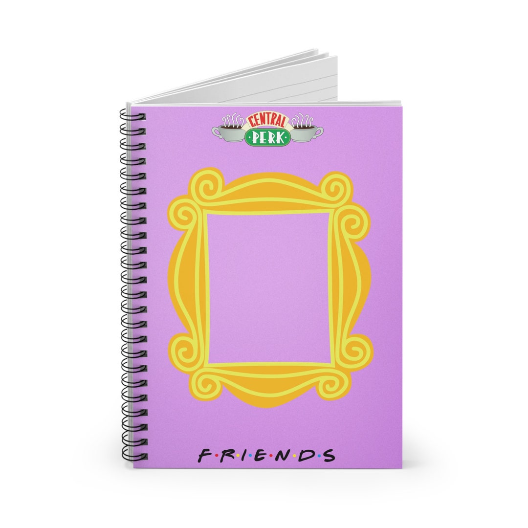 Friends TV Show Spiral Notebook, Ruled Line, Friends Journal, Birthday ...