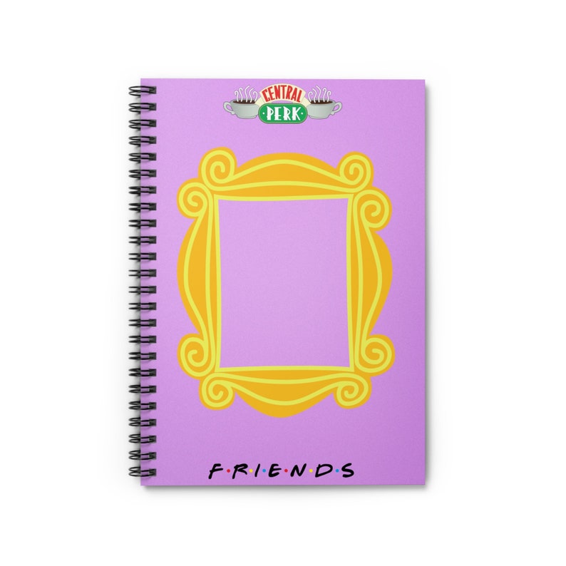 Friends TV Show Spiral Notebook, Ruled Line, Friends Journal, Birthday ...