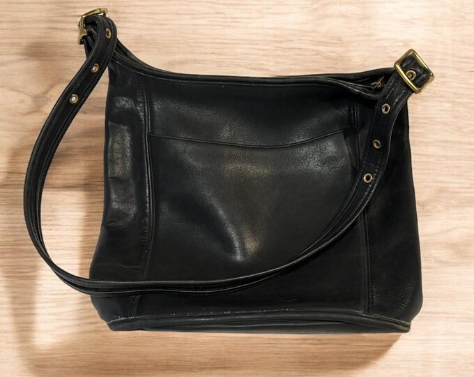 Vintage Coach Black Large Shoulder Bag Model 9060 – Great Condition - Etsy