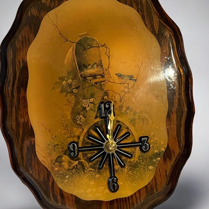 Birdhouse Clock - Etsy