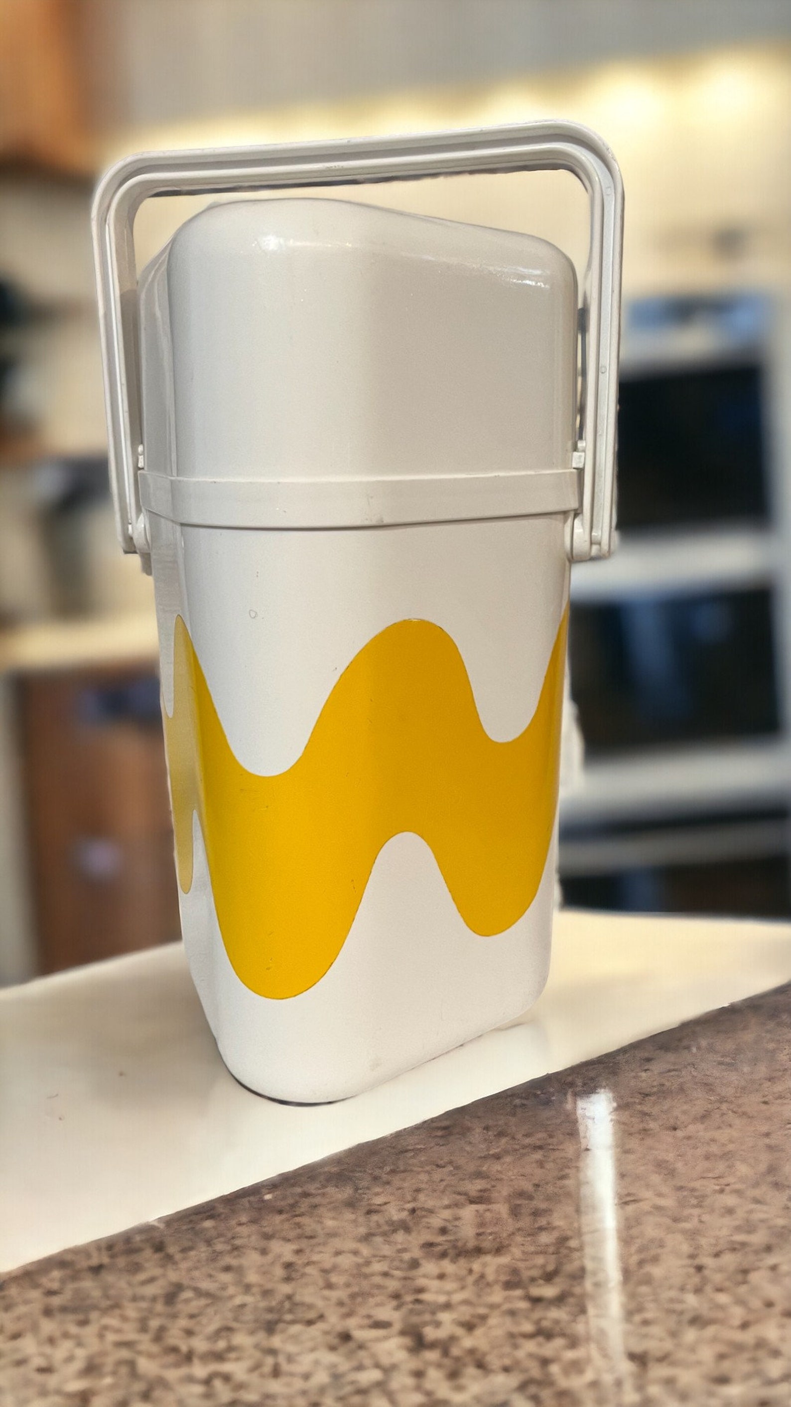 Vintage Marimekko Triangular Cooler Yellow Excellent Condition - Etsy