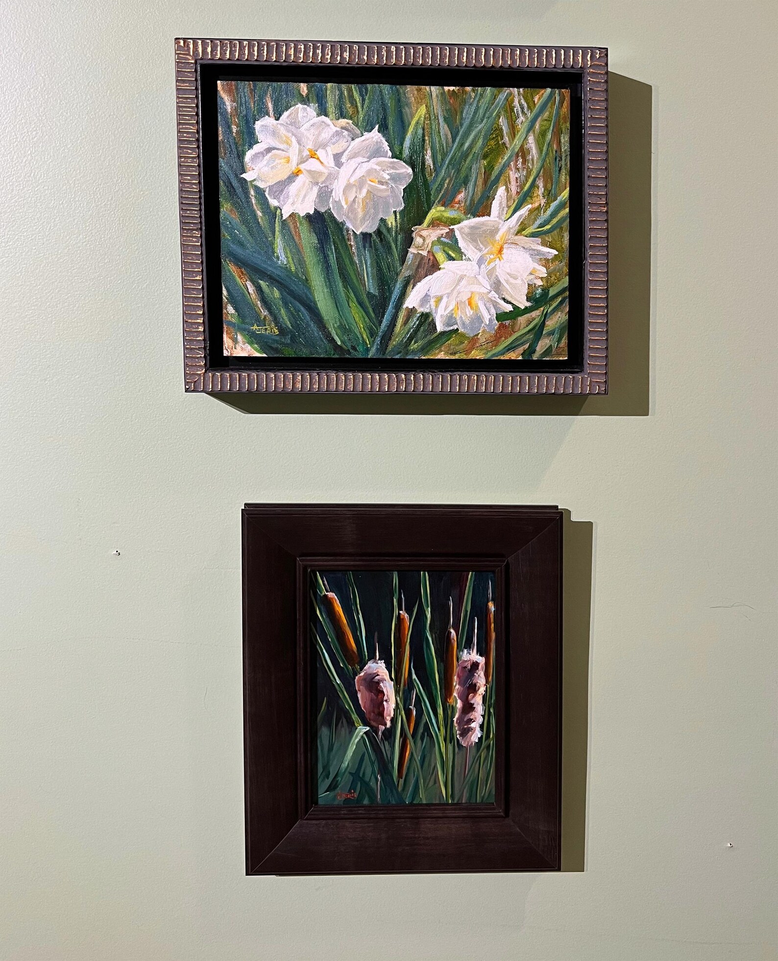 Cattails Original Oil Painting - Etsy