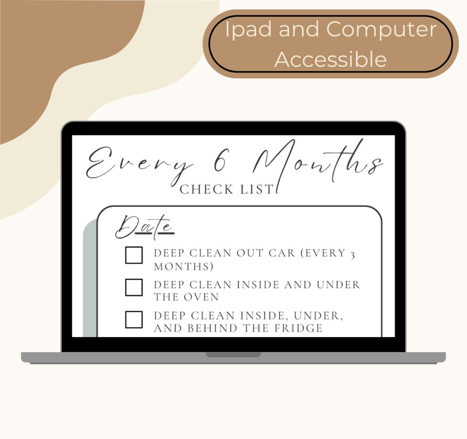 Printable Cleaning Checklist, Cleaning Schedule, Weekly Chores ...