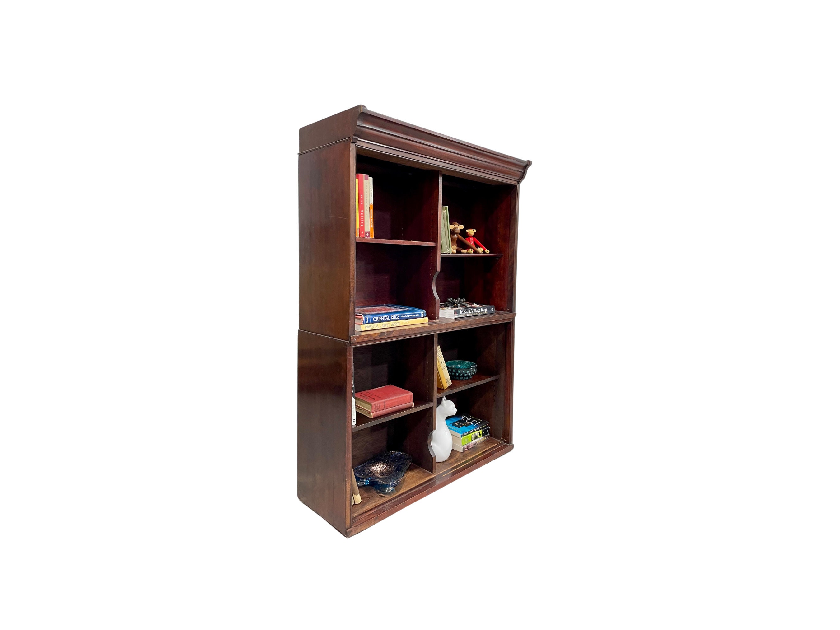 Antique Quarter Sawn Oak Bookcase by Danner Furniture, C. 1910 - Etsy