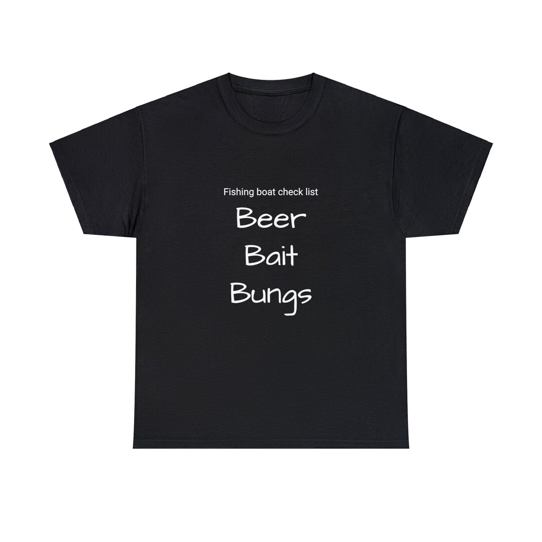 Fishing Boat Check List Beer Bait Bungs - Etsy