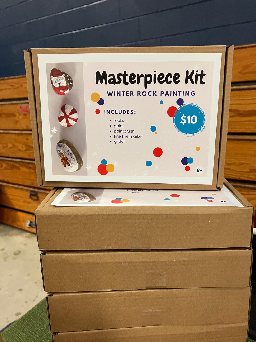 DIY Art Kits | Montessori Art | Winter Rock Painting | Kids Crafts ...