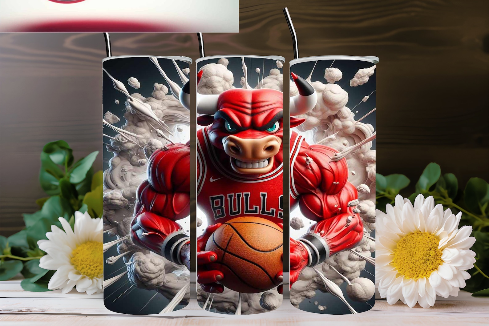 Bulls PNG Tumbler Wrap - Etsy