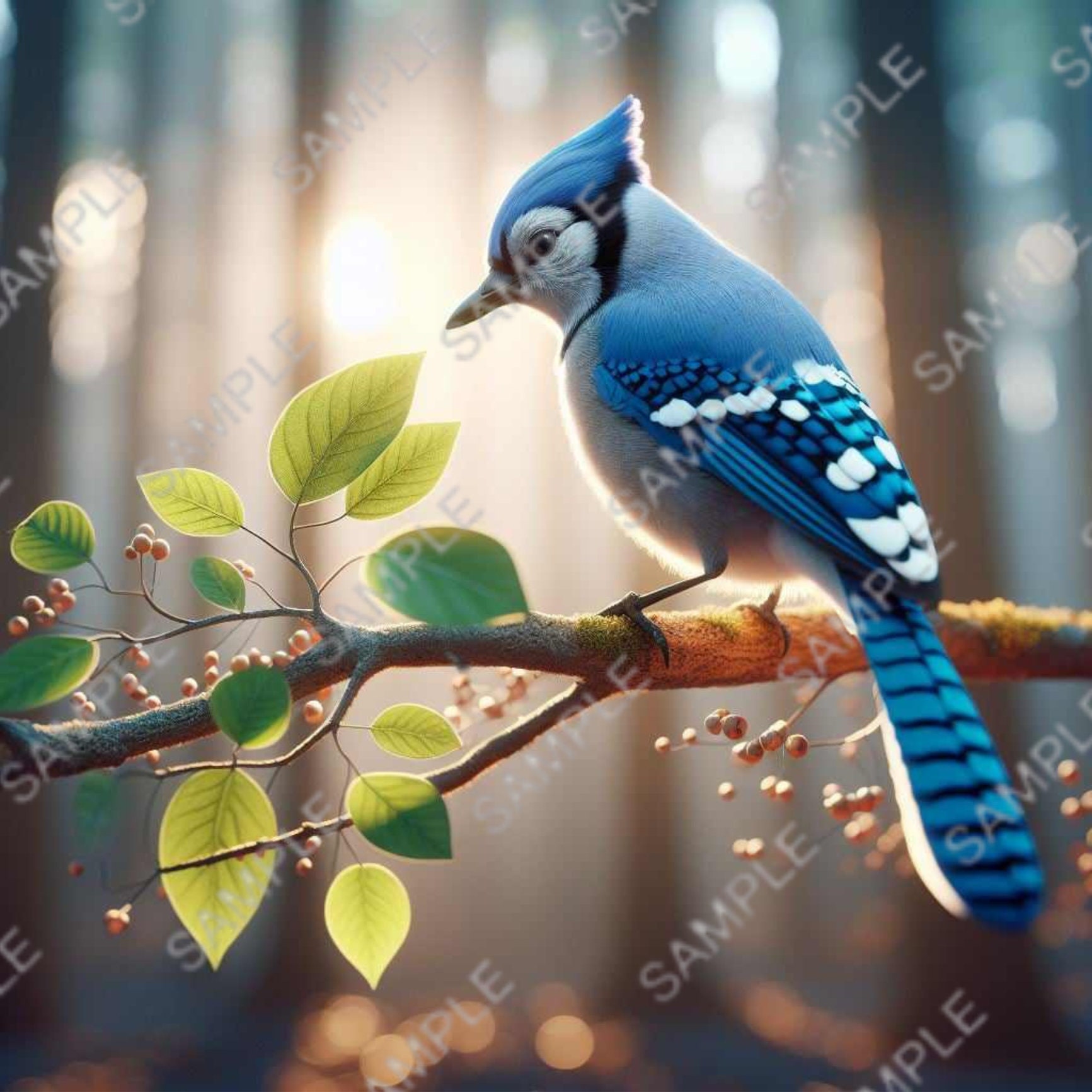 Blue Jay PNG Tumbler Wrap - Etsy