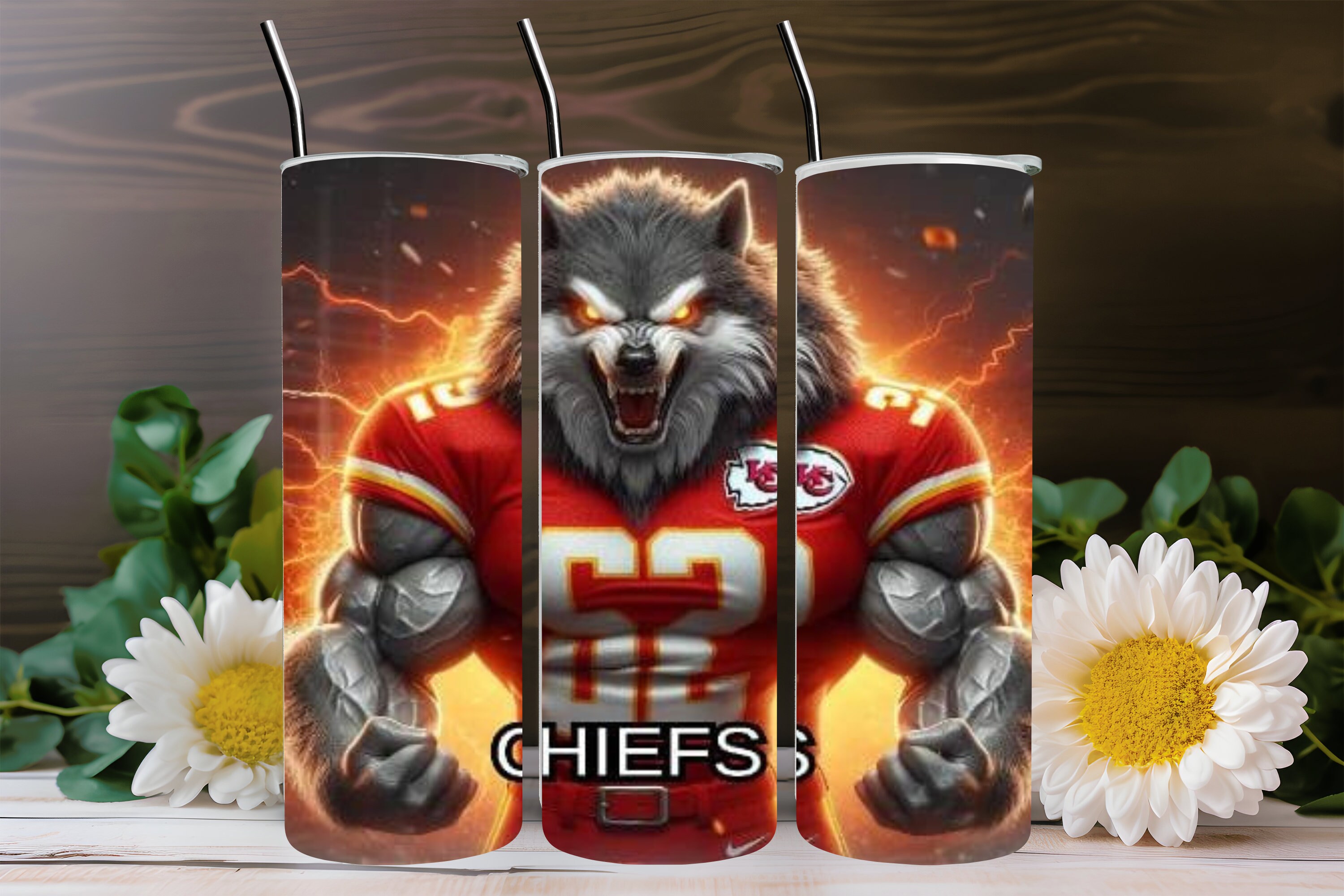 Kansas City Chiefs PNG Tumbler Wrap - Etsy
