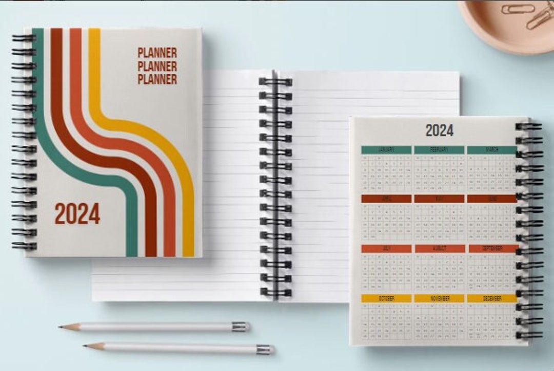 Retro Digital Planner Template- Good Notes, Notability, iPad Planner - Etsy