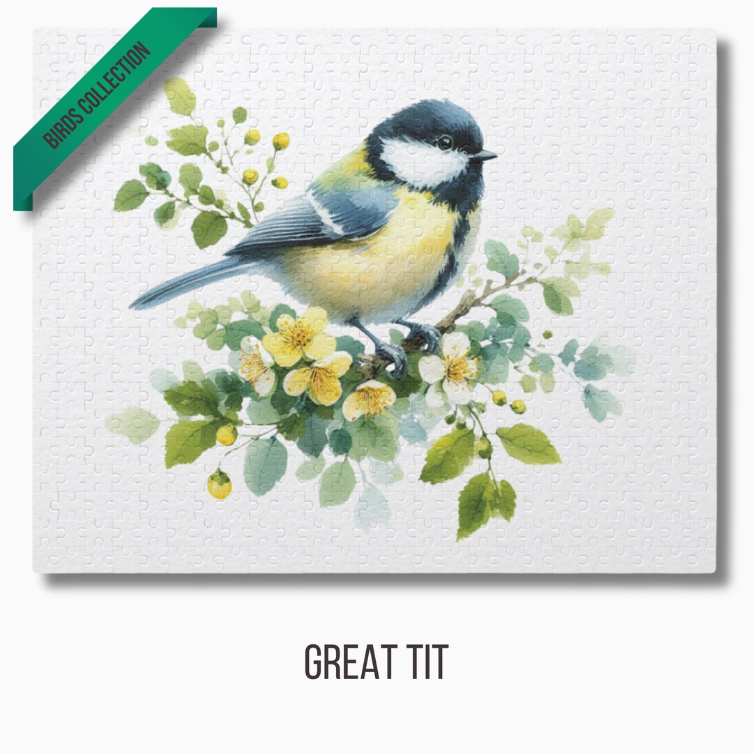 Bird Puzzle 120, 252, 500-piece Watercolour Artwork for Relaxing and ...