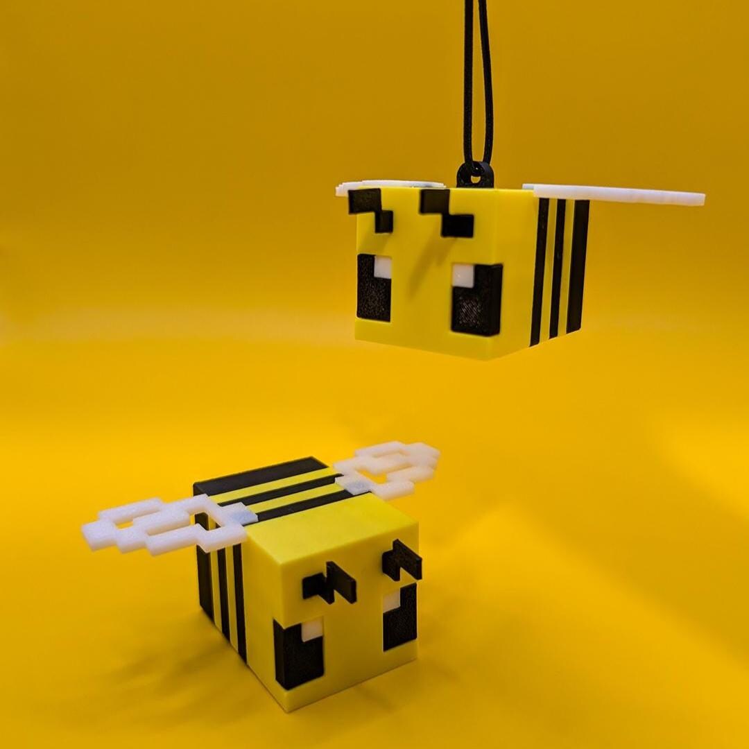 Bee | Angry Bee Figures - 3D Printed - Minecraft Inspired - Etsy