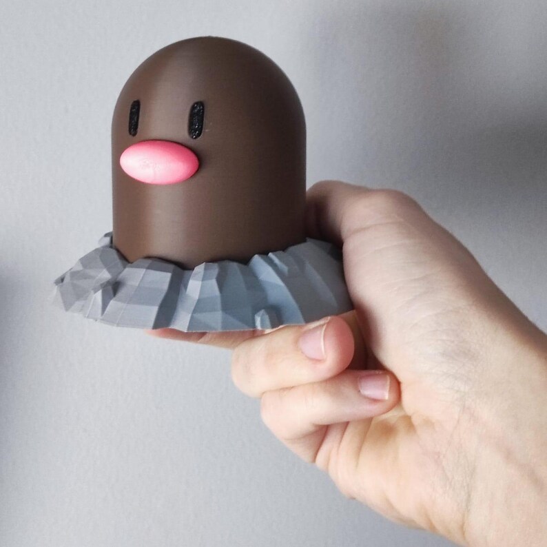 Diglett Pokémon Figure 3D Printed - Etsy
