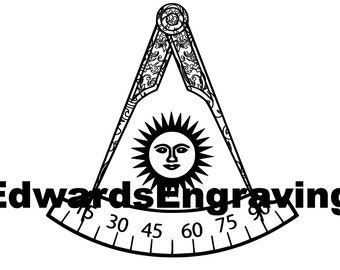 Past Master Logo Freemason Logo Square and Compass PHA Logo Masonic Svg ...