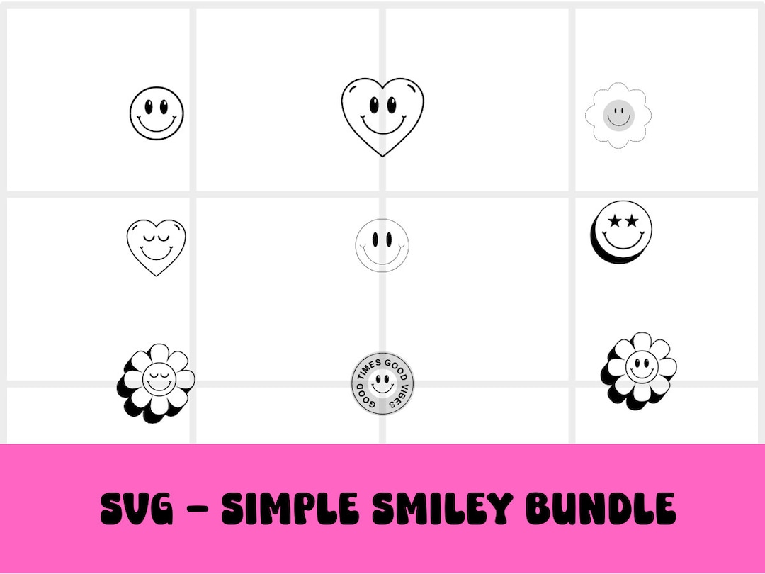 Smiley Trending SVG, Digital Download, Download Now SVG, Trending Retro ...