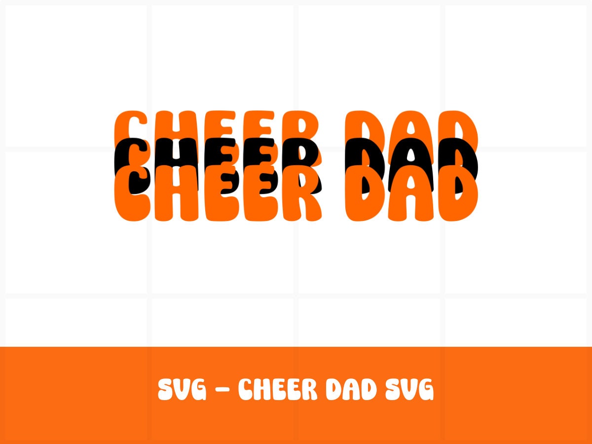 Cheer Dad SVG - Etsy