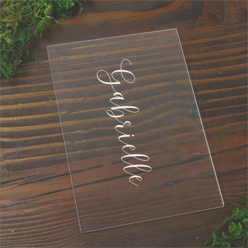 Table Name Tag - Etsy