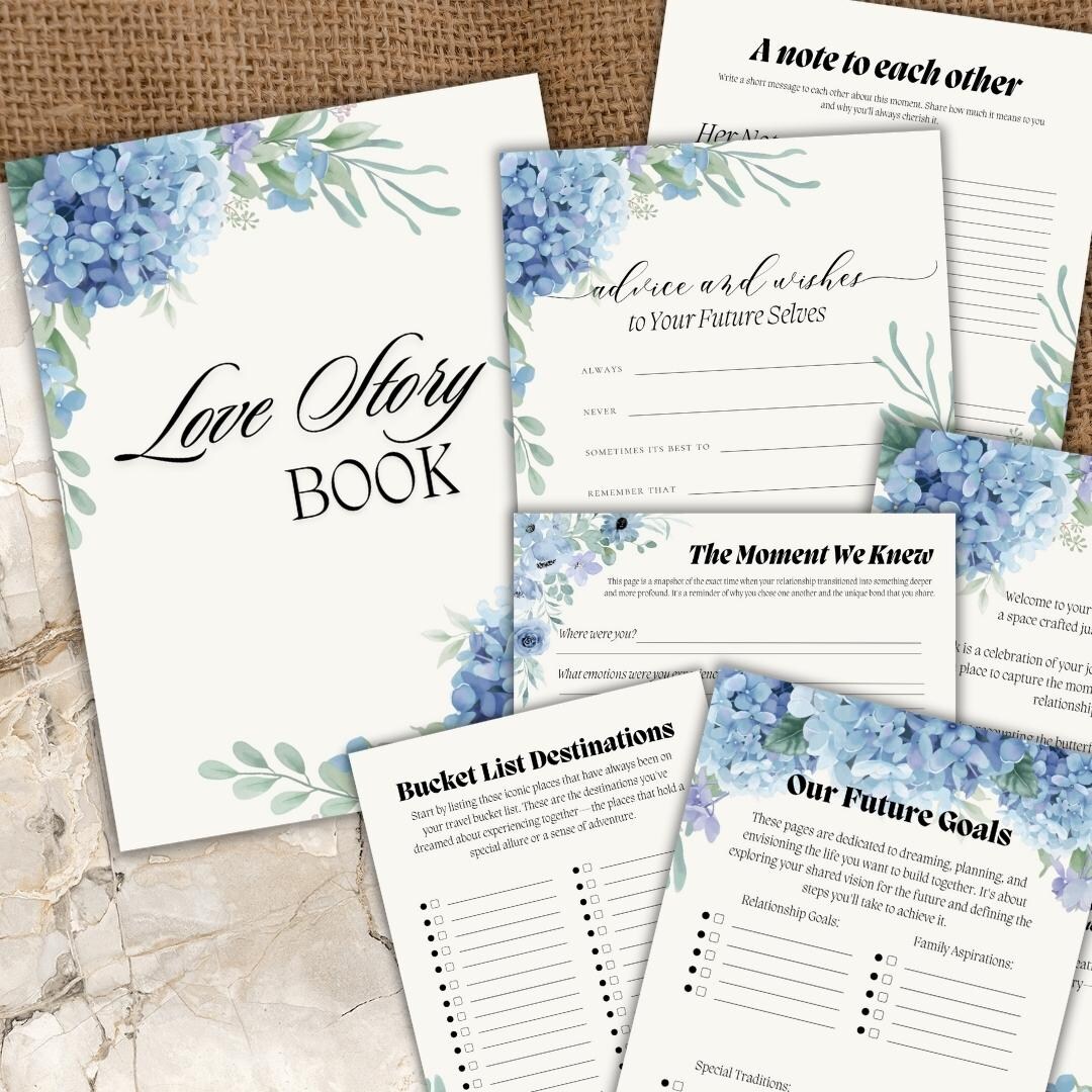 Love Story Book PDF Wedding&anniversary Gift Couple Gift Romantic Gift ...