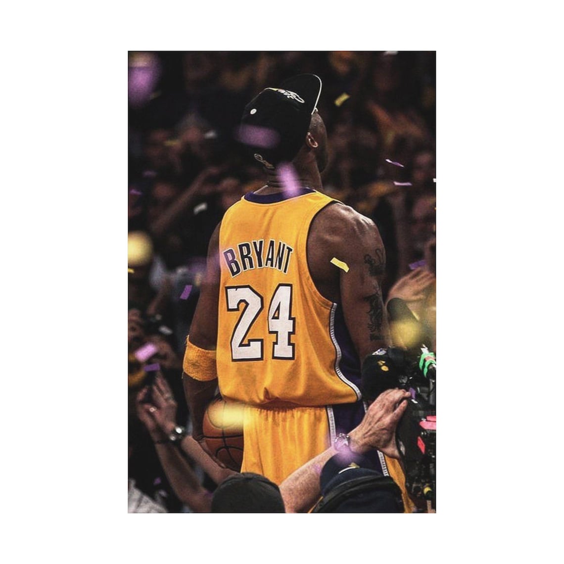 Kobe Bryant Matte Vertical Poster, Sports Wall Art, Lakers Basketball ...