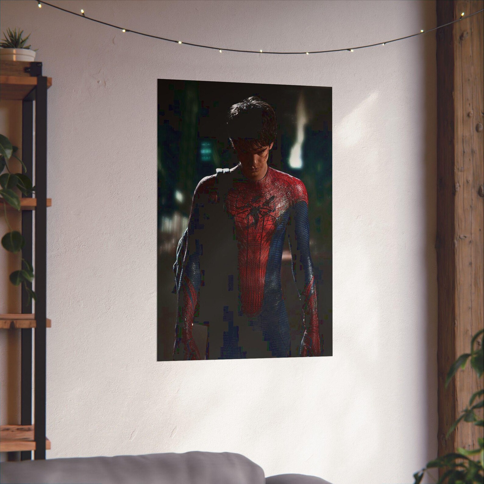 Vertical Posters, Andrew Garfield Ripped Spiderman Suit Art Print ...