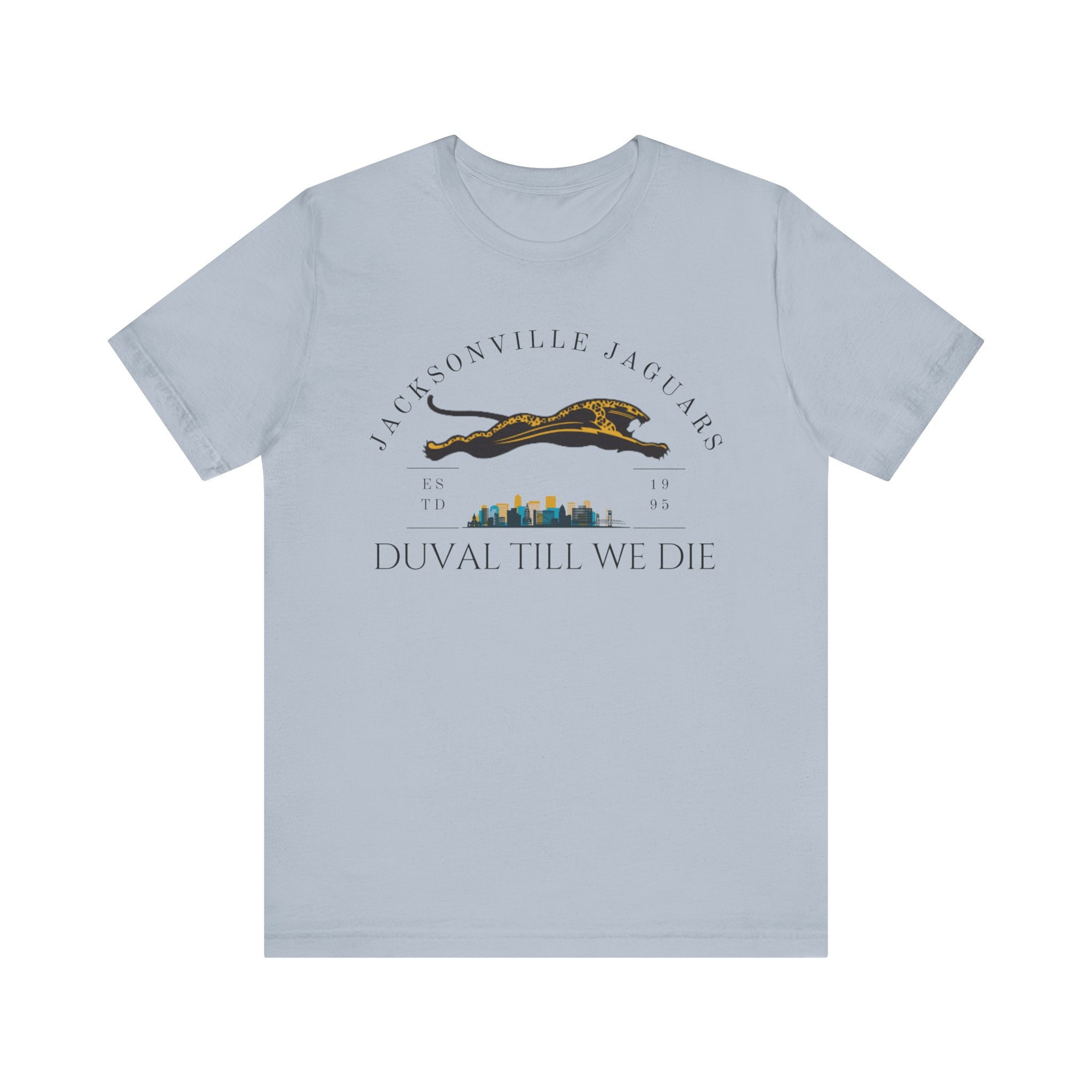 Jacksonville Jaguars Mens/womens Tshirt, DTWD Duval Til We Die NFL ...