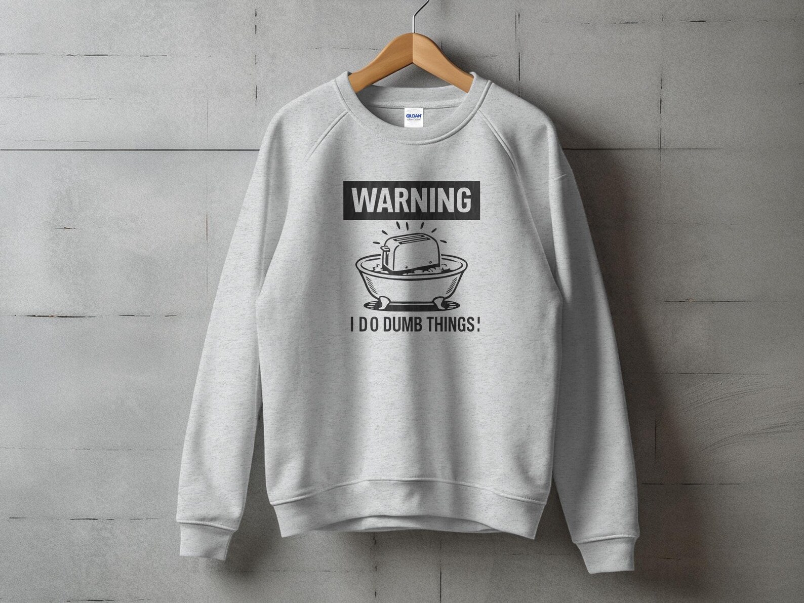 Funny Warning Toaster T-shirt, I Do Dumb Things Quote, Unique Graphic ...