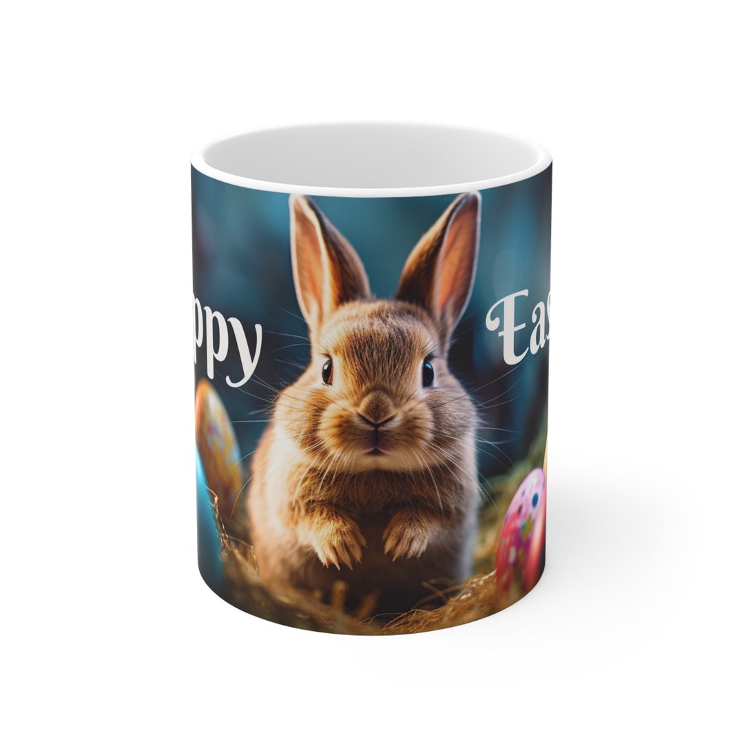 Happy Easter Easter Mug Easter Coffee Mug Eggs Ceramic Mug EU - Etsy